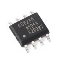 China Integrated Circuit AD623ARZ SOIC-8 Rail-to-rail Low-cost Instrumentation Amplifier IC Electronic Components for sale