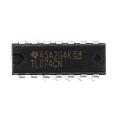 China TL074CN DIP14 Quad-channel Operational Amplifier IC Chip Integrated Circuit Brand New Original for sale
