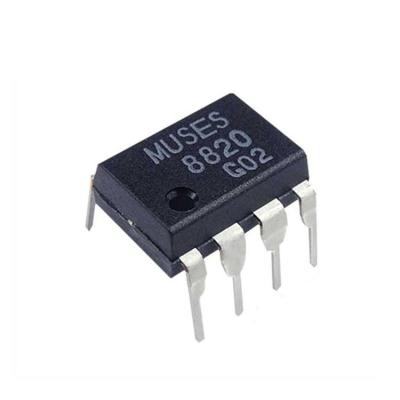 China Muse 8820 in-line DIP-8 audio amplifier chip integrated IC electronic components accessories new and original for sale