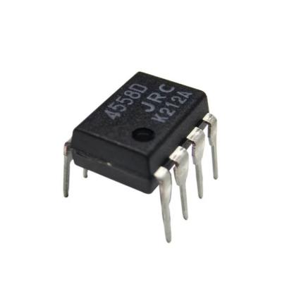China NJM4558D In-line DIP-8 Dual Channel Operational Amplifier Chip Integrated Circuit IC Electronic Components for sale