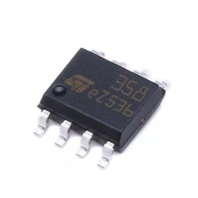 China LM358DT SOP-8 Low Power Electronic Components of IC Integrated Circuit with Dual Operational Amplifier Chips for sale