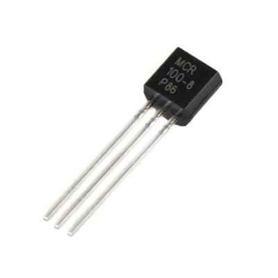 China MCR100-8 0.8A 600V TO-92 Power Transistor IC Thyristor Electronic Components Brand-new and original for sale