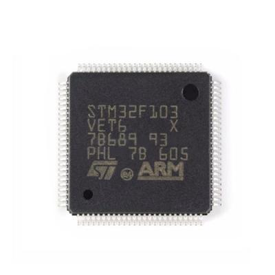 China STM32F103VET6 LQFP-100 STM32F103VET6TR ARM microcontroller chip MCU IC mainstream enhanced ARM single chip microcomputer for sale
