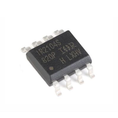 China IR2104STRPBF SOP-8 600V half-bridge gate driver IC chip with shutdown function for sale