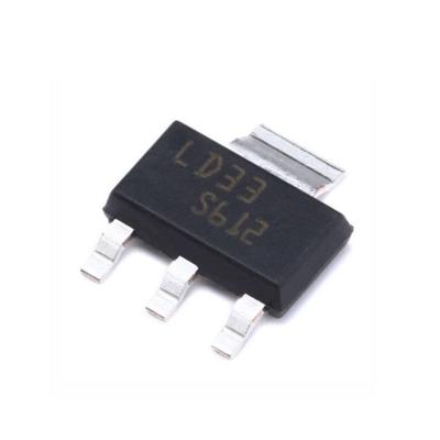 China LD1117S33CTR SOT-223 Screen-printed LD33 Low Dropout Linear Regulator LDO Chip IC for sale