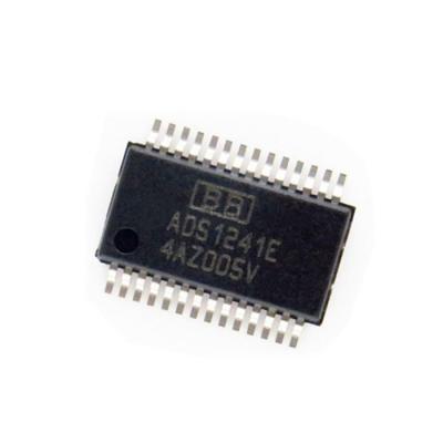 China ADS1241E SSOP-28 24-bit analog-to-digital converter chip IC electronic components are brand-new and original. for sale