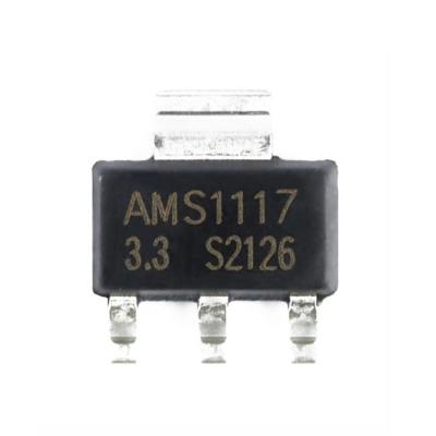 China New Original AMS1117-3.3V 1.5/1.8/5.0vADJ Regulated Power Ic Buck Chip SOT-23 for sale