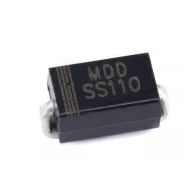 China SS110 DO-214AC DO-214AC Schottky Diodes and Rectifiers Electronic Components Accessories Brand New Original for sale