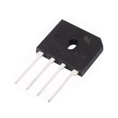 China GBU805 GBU-4 Discrete semiconductor products of bridge rectifier diode IC chip electronic components for sale