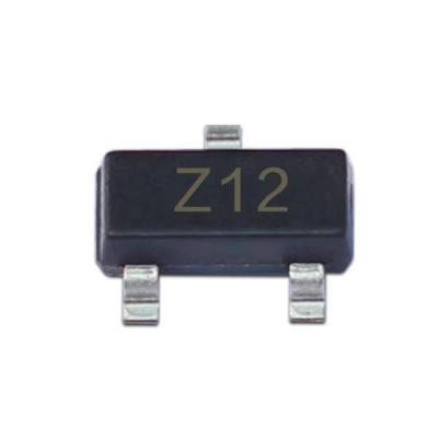 China BZX84C2V7 Screen printing Z12 SOT-23 Zener diode electronic component rectifier ic brand new and original for sale