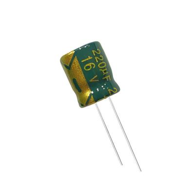 China 220uf E-7343 16v High Frequency Low Resistance Electrolytic Capacitor 6x7MM Electronic Components Accessories Integrated Circuit for sale