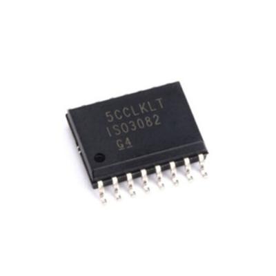 China ISO3082DWR SOIC-16 interface driver integrated circuit digital isolator Half transceiver isolated 2/2 RS-485 texas instruments for sale