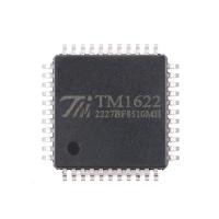 China TM1622 LQFP-52 192-point memory image of IC electronic components of liquid crystal driver chip and multifunctional LCD driver for sale