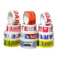 China Custom BOPP Carton Sealing Tape 80m Single Sided Acrylic Adhesive Super Clear OPP Box Bag Sealing Logo for sale