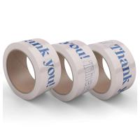 China Custom Logo Printed BOPP Acrylic Adhesive Packing Tape 60mm Strong Transparent for Carton Sealing for sale