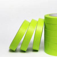 China Green Masking Tape 55m for Automotive Painting High Performance Adhesive Paper Roll 12mm to 96mm for sale