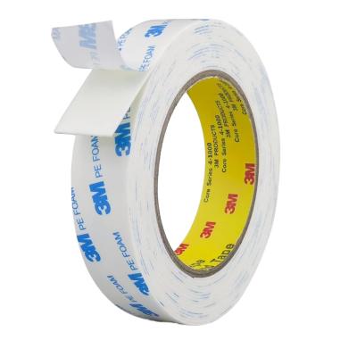 China Heavy Duty Double Sided Tape 1in x 16.5ft Removable PE Foam Tape Strips for Wall Picture Hanging for sale