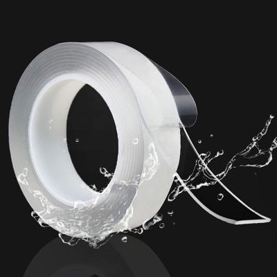 China 5m Reusable Nano Tape 0.3-2.5mm Thick Strong Adhesive Wall Tape Removable Transparent for Home Office for sale