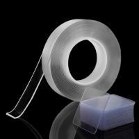 China 5m Reusable Nano Tape 0.3-2.5mm Thick Strong Adhesive Wall Tape Removable Transparent for Home Office for sale