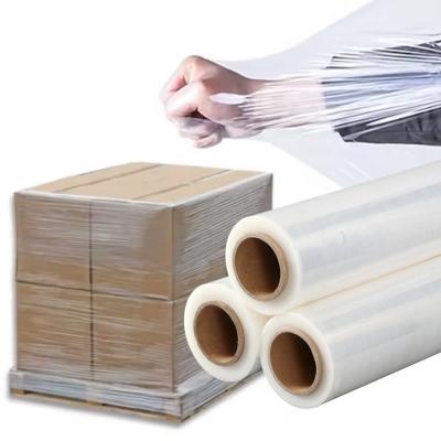 China LLDPE Pallet Stretch Film Jumbo Roll 500mm x 1500m 20mic Moisture Proof Packaging for sale
