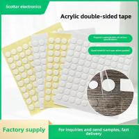 China Transparent Acrylic Double Sided Tape 0.5mm Thickness Removable Nano Dot Tape for Card Positioning for sale