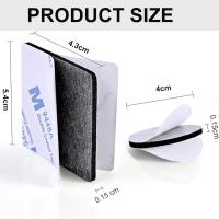 China Wear Resistant Silicone Rubber Pads for High Heels Boots Noise Reduction Slip Custom Cut Processing Service for sale