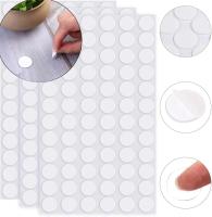 China Double Sided 10mm Nano Adhesive Sticker Paper Die Cut 0.5mm Thick Waterproof for Posters Walls Crafts Balloons for sale