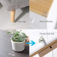 China Double Sided 10mm Nano Adhesive Sticker Paper Die Cut 0.5mm Thick Waterproof for Posters Walls Crafts Balloons for sale