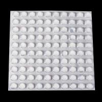 China Self-Adhesive Silicone Rubber Foot Pad Molding Grade Anti-Bump Non-Slip Transparent Hemispherical Bumpers for sale