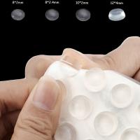 China Self-Adhesive Silicone Rubber Foot Pad Molding Grade Anti-Bump Non-Slip Transparent Hemispherical Bumpers for sale