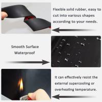 China Solid Neoprene Rubber Sheets Rolls Adhesive Rubber Strips and Gaskets Pads Seals for Crafts Custom Cutting Service for sale