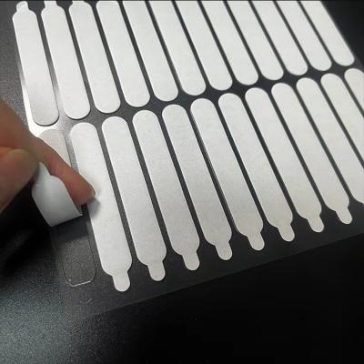China Acrylic Waterproof Double Sided Tape 10mm x 60mm Clear Pressure Sensitive for Press On Nails for sale