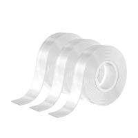 China Nano Transparent Acrylic Double Sided Adhesive Tape 50m Washable Removable Masking Tape for sale