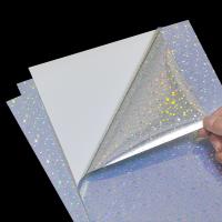 China Holographic Vinyl Sticker Waterproof Inkjet Printable Die Cut Self-Adhesive Paper 297x210x0.2mm for sale