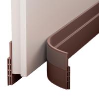 China Silicone Door Draft Stopper 2mm Thick Single Sided Adhesive Soundproof Weather Stripping 2m Length for sale