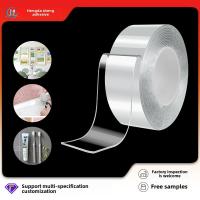 China Custom Nano Strong Adhesive Double Sided Tape Transparent Washable Removable 2mm Acrylic Car Mount for sale
