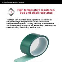 China High Temp Electroplating Masking PET Tape Silicone Adhesive 0.05mm Thickness Heat Resistant Powder Coating Anodizing for sale