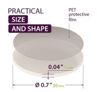 China Clear Nano Double Sided Adhesive Tape 1-10mm Thickness Washable Reusable Die Cut for Industrial Use for sale