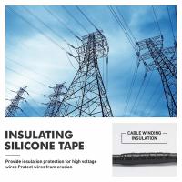 China Self-Fusing Silicone Tape 0.5mm Thickness 15m Length Waterproof Adhesive Sticker for Emergency Pipeline Repair for sale