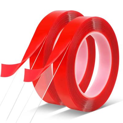 China Double Sided Acrylic Foam Bonding Tape 10mm 12mm 5m Heat Resistant Pressure Sensitive for Car Banner Mounting for sale