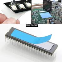 China Blue Double Sided Thermally Conductive Tape 0.3mm Silicone Pressure Sensitive for LED Heat Dissipation for sale