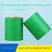 China 50m Auto Painting Masking Tape Gold Fineline Washi Rice Paper UV Resistant 110mic for Painters for sale