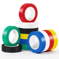 China Flame Retardant PVC Electrical Insulating Tape 0.13mm 10m Single Sided Acrylic Adhesive for sale