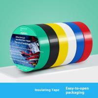 China Flame Retardant PVC Electrical Insulating Tape 0.13mm 10m Single Sided Acrylic Adhesive for sale
