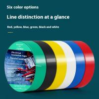 China Flame Retardant PVC Electrical Insulating Tape 0.13mm 10m Single Sided Acrylic Adhesive for sale