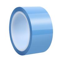 China Blue PET Light Blue Transparent High-Temperature Refrigerator Tape 0.05mm 33m Acrylic Adhesive for Home Appliance Fixing for sale