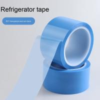 China Blue PET Light Blue Transparent High-Temperature Refrigerator Tape 0.05mm 33m Acrylic Adhesive for Home Appliance Fixing for sale