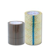 China Custom Single Sided Silicone Adhesive OPP Sealing Tape 48mm Width Silent Packaging Tape for sale