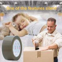 China Custom Single Sided Silicone Adhesive OPP Sealing Tape 48mm Width Silent Packaging Tape for sale