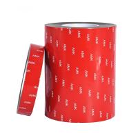 China Black Double Sided Masking Tape 0.64mm Acrylic High Temperature Strong No Trace Car Tape for sale